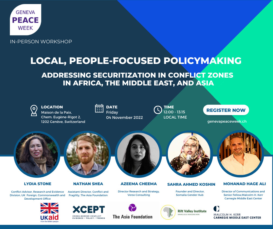 XCEPT Workshop: Local, People-Focused Policymaking - XCEPT